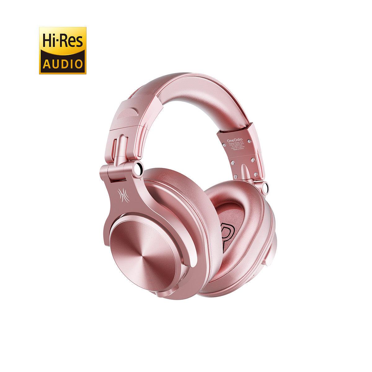 OneOdio® A70 Bluetooth & Wired Headphones, Critically Acclaimed（Rose G